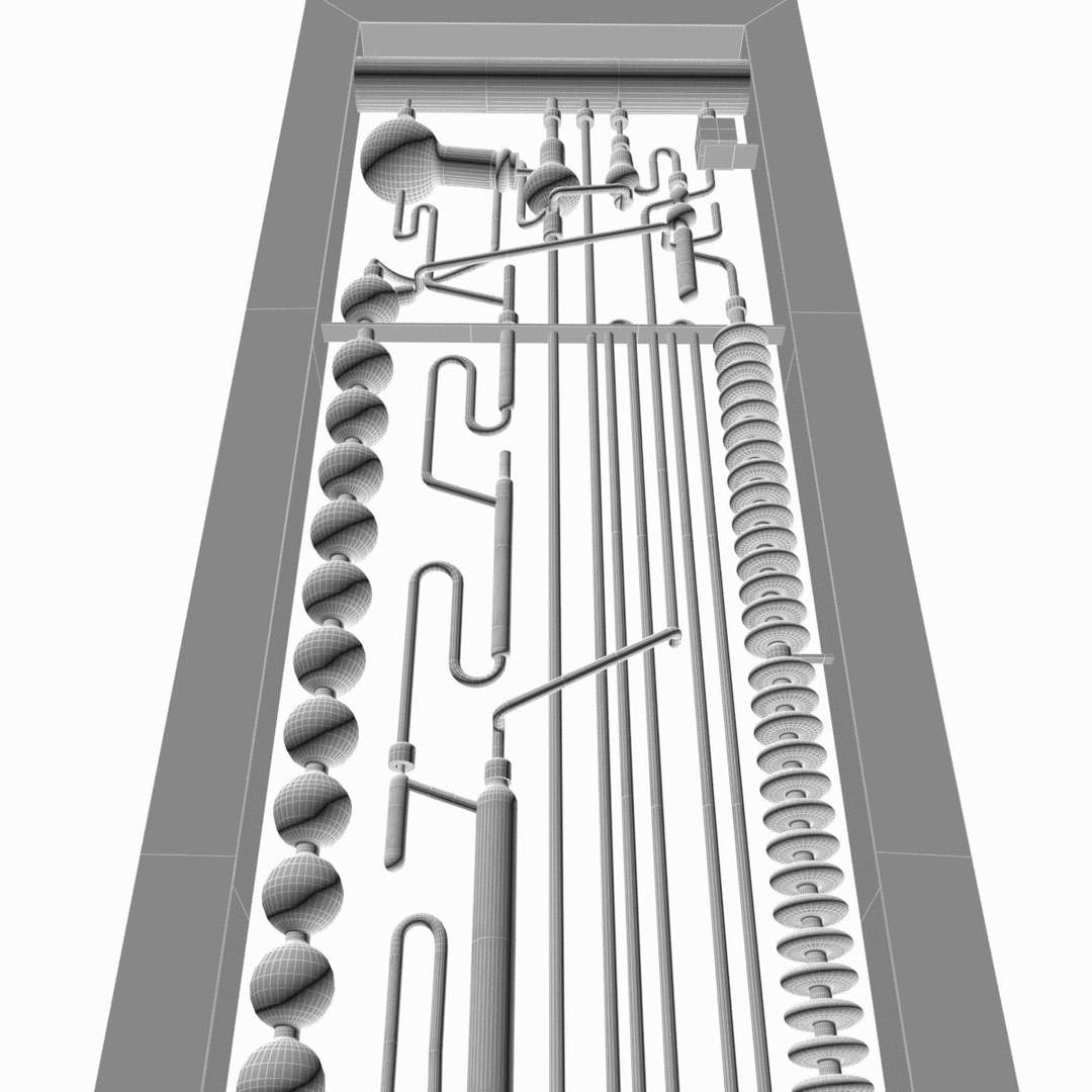 Bernard Time-flow Water Clock 3D Model - TurboSquid 1598206