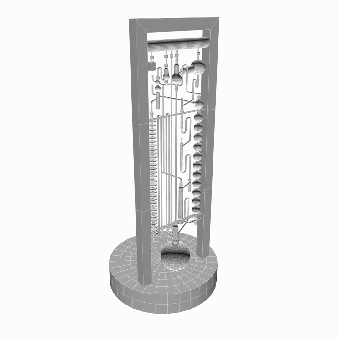 Bernard Time-flow Water Clock 3D Model - TurboSquid 1598206