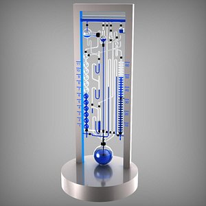 3D French Engine Clock - TurboSquid 1419769