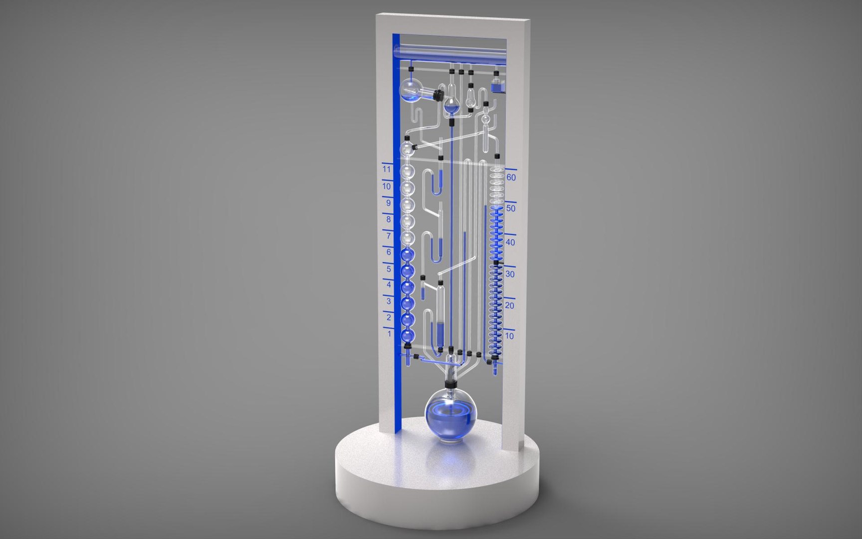 Bernard Time-flow Water Clock 3D Model - TurboSquid 1598206