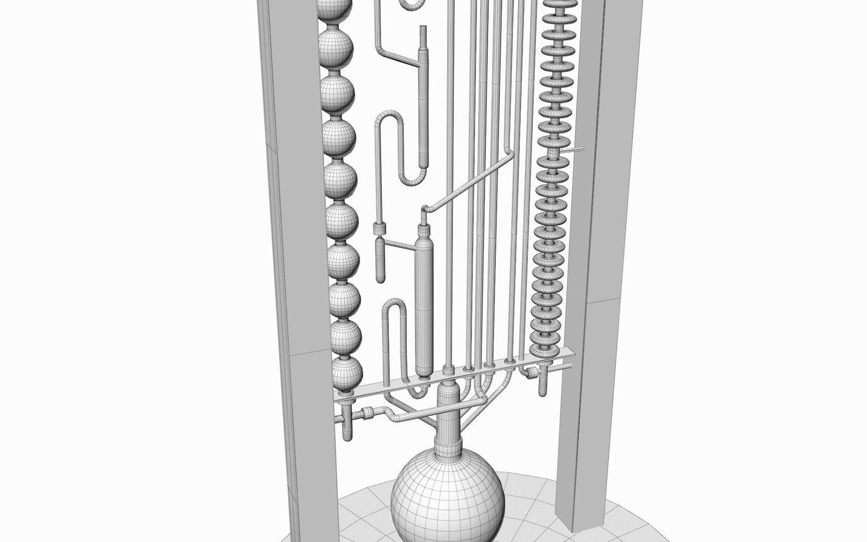 Bernard Time-flow Water Clock 3D Model - TurboSquid 1598206