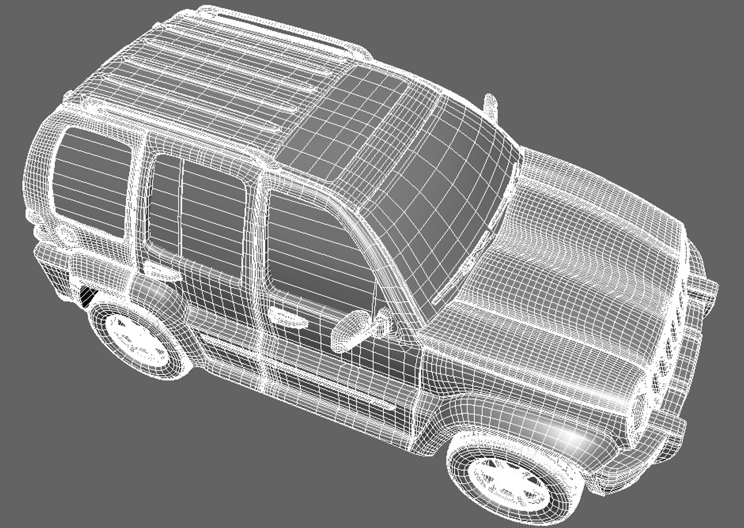 3d 4x4 car