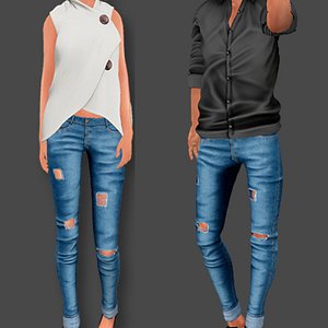 3D Clothing Ripped Models - Browse & Download Formats - TurboSquid