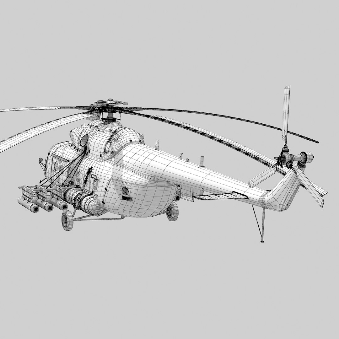 3d Model Mi-171 Helicopter
