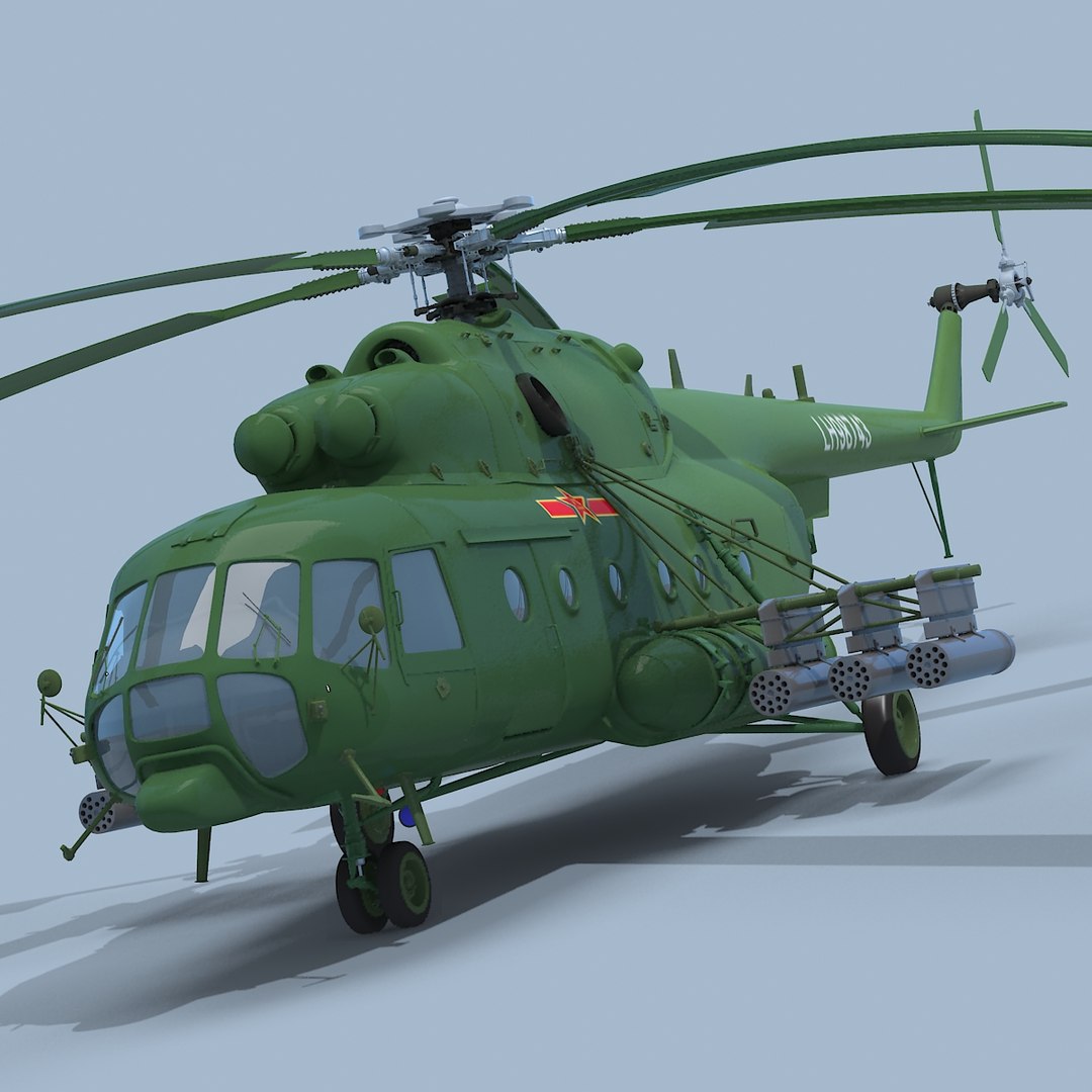3d Model Mi-171 Helicopter