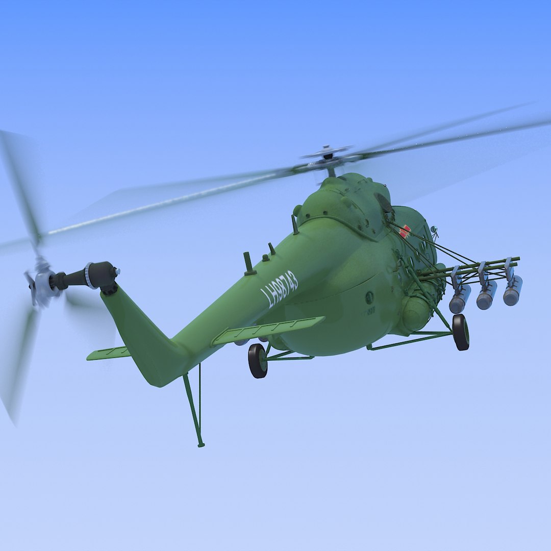 3d Model Mi-171 Helicopter
