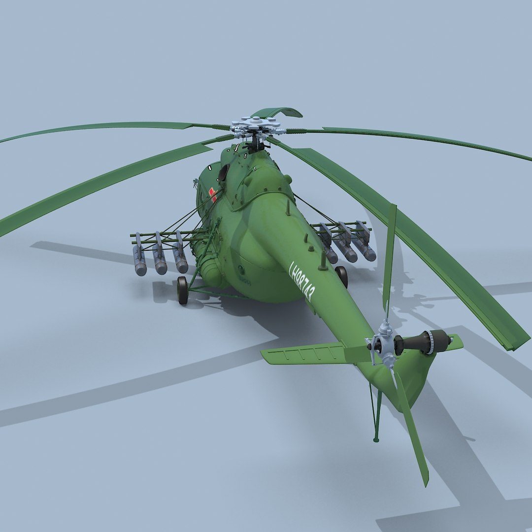 3d Model Mi-171 Helicopter