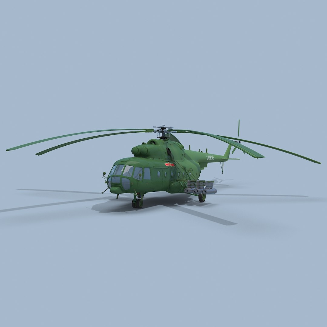 3d Model Mi-171 Helicopter