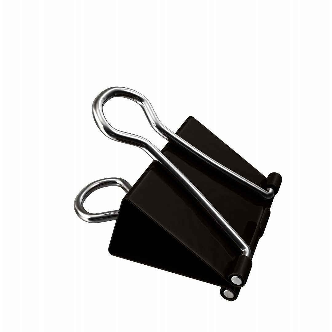 3D Binder Clip Model - TurboSquid 2313985