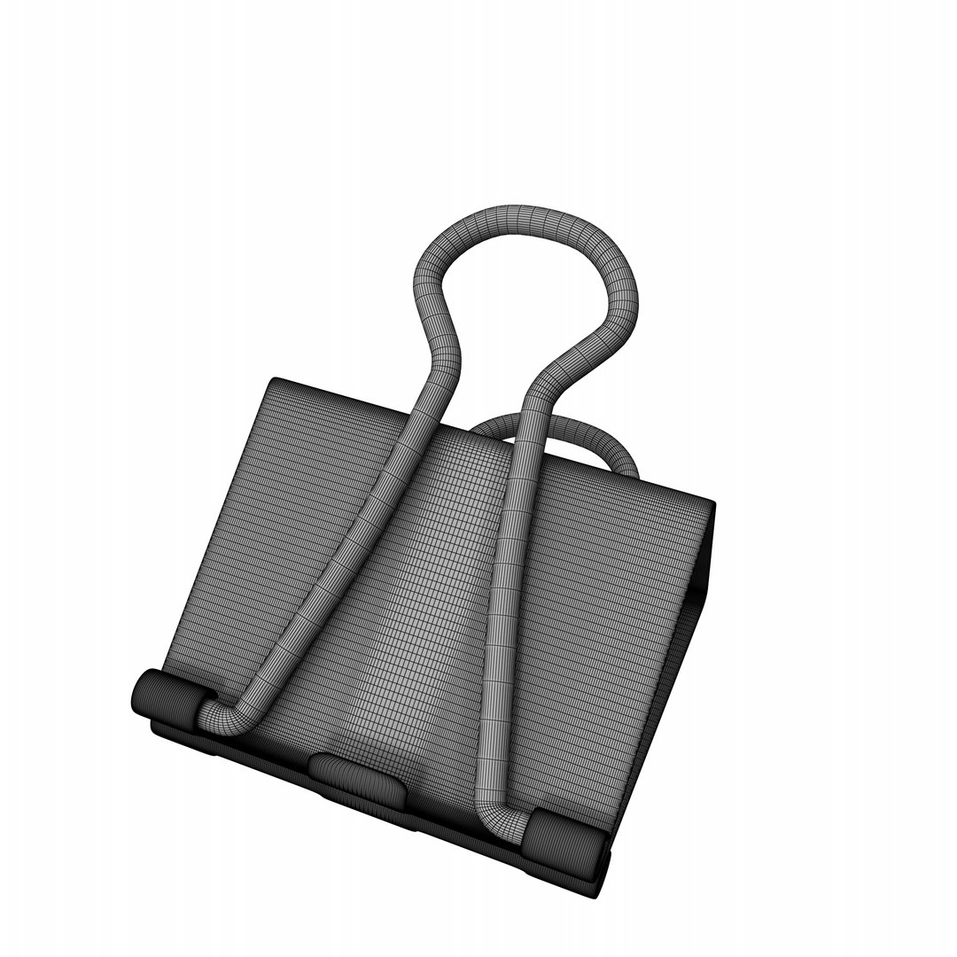 3D Binder Clip Model - TurboSquid 2313985