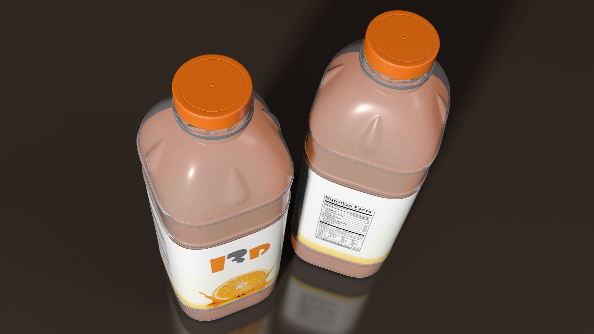 3D Model Juice Bottle Mockup - TurboSquid 1623244