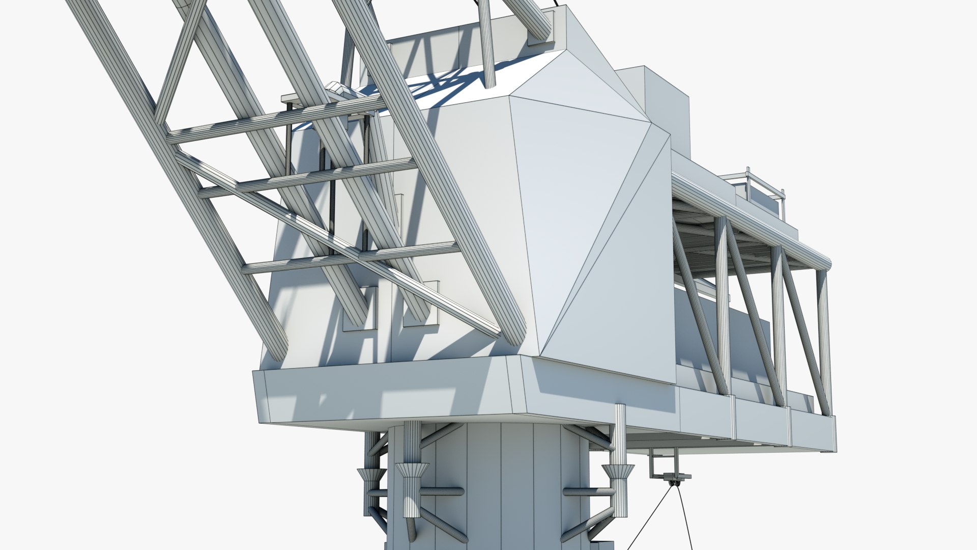 3d Model Sea Oil Terminal