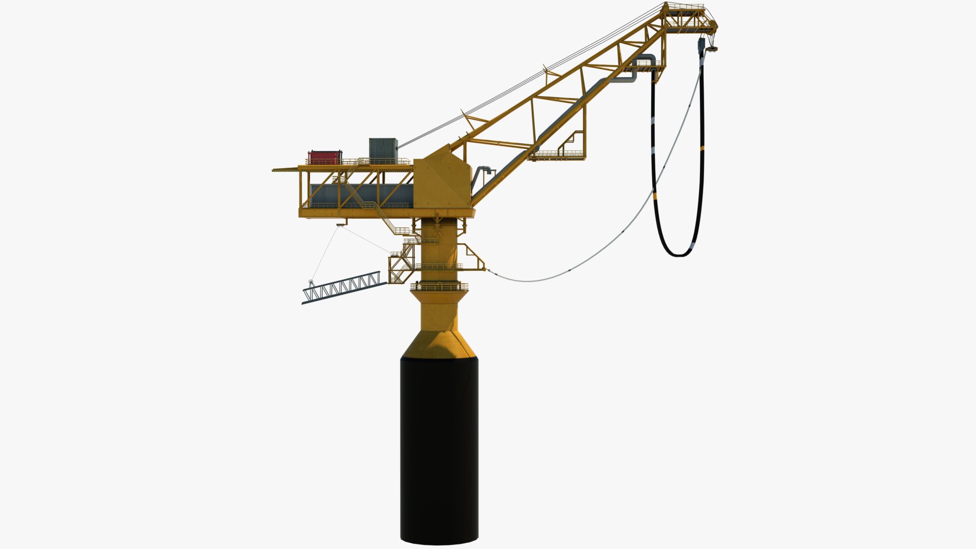 3d Model Sea Oil Terminal