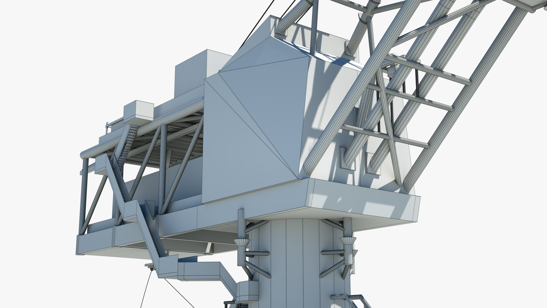 3d Model Sea Oil Terminal