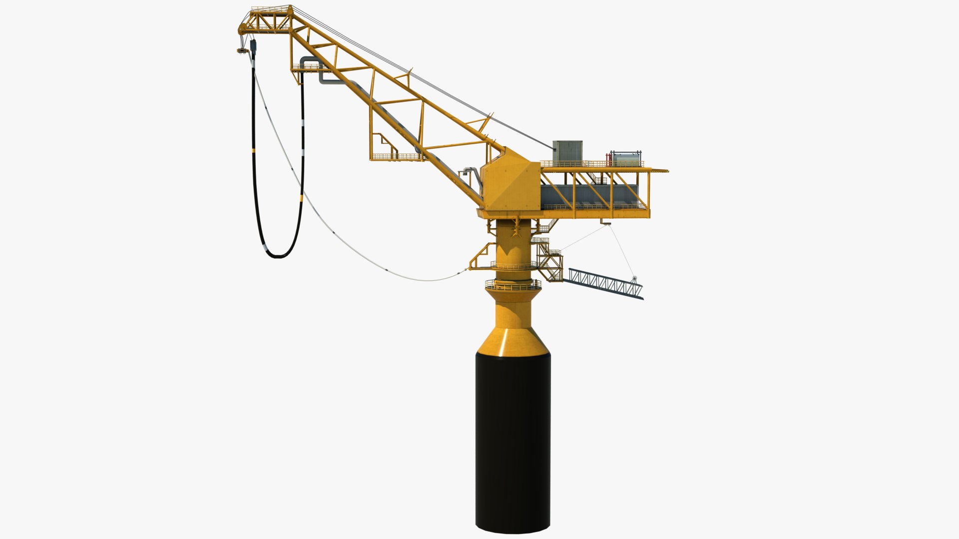 3d Model Sea Oil Terminal