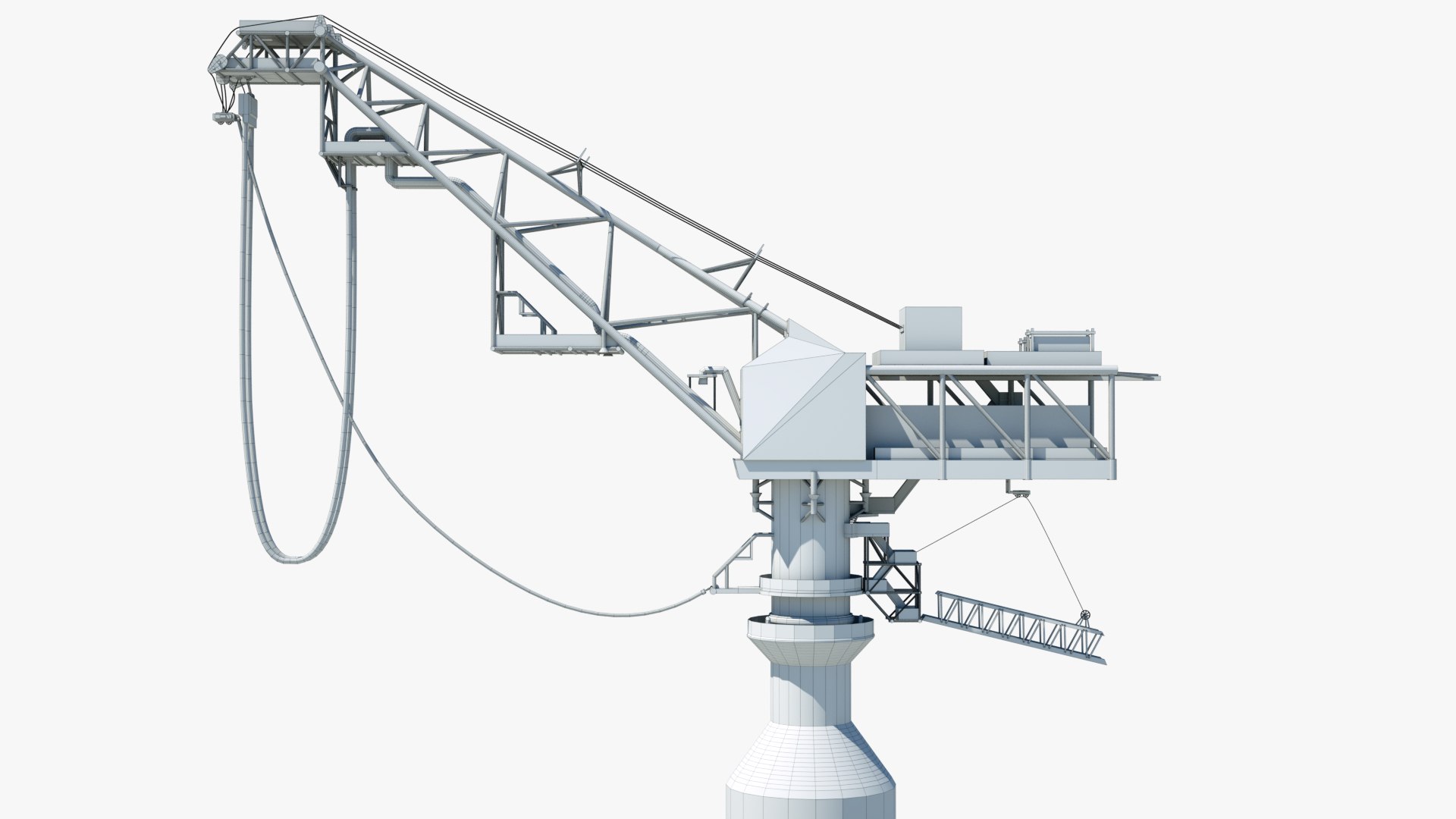 3d Model Sea Oil Terminal