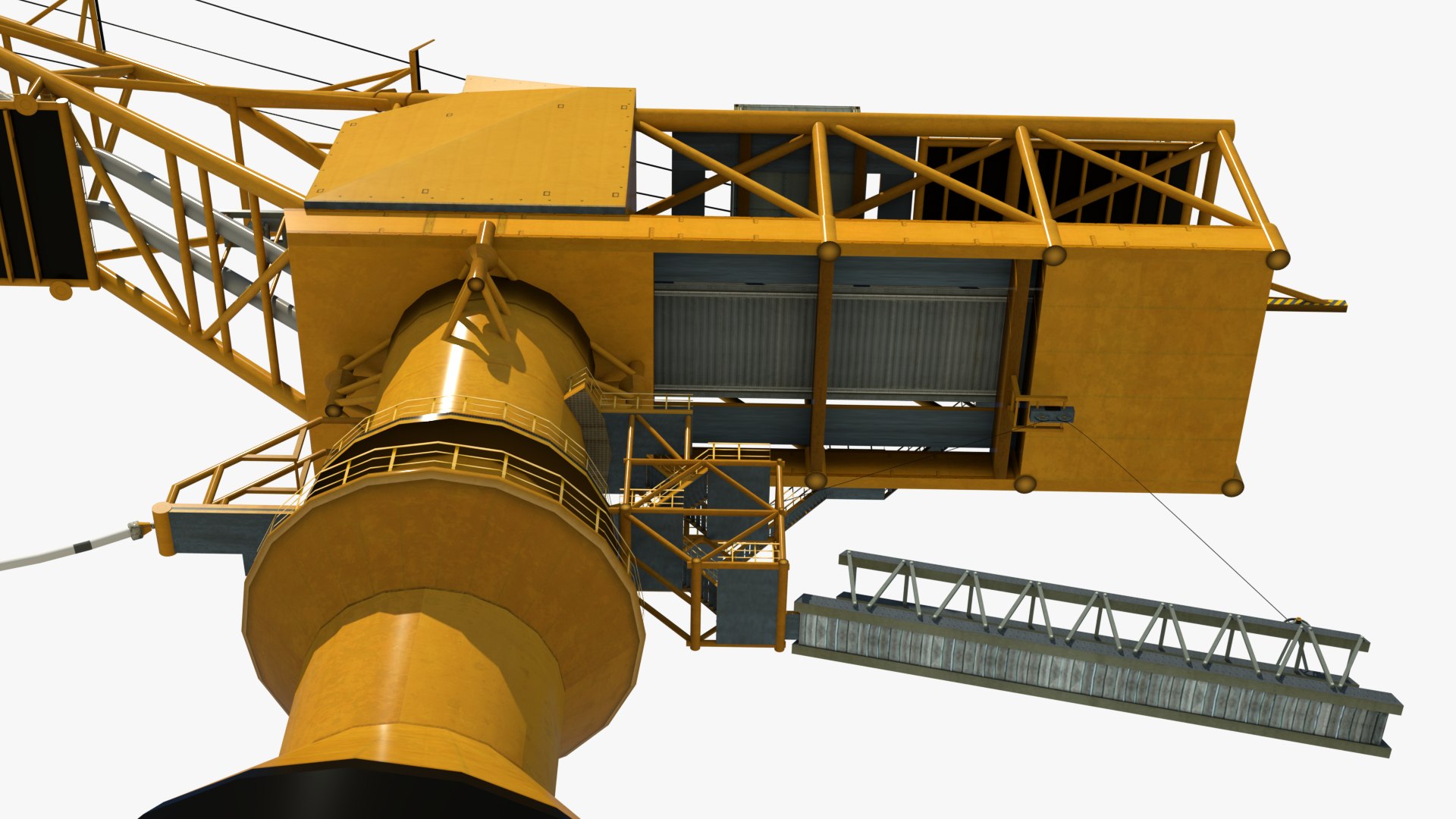 3d Model Sea Oil Terminal