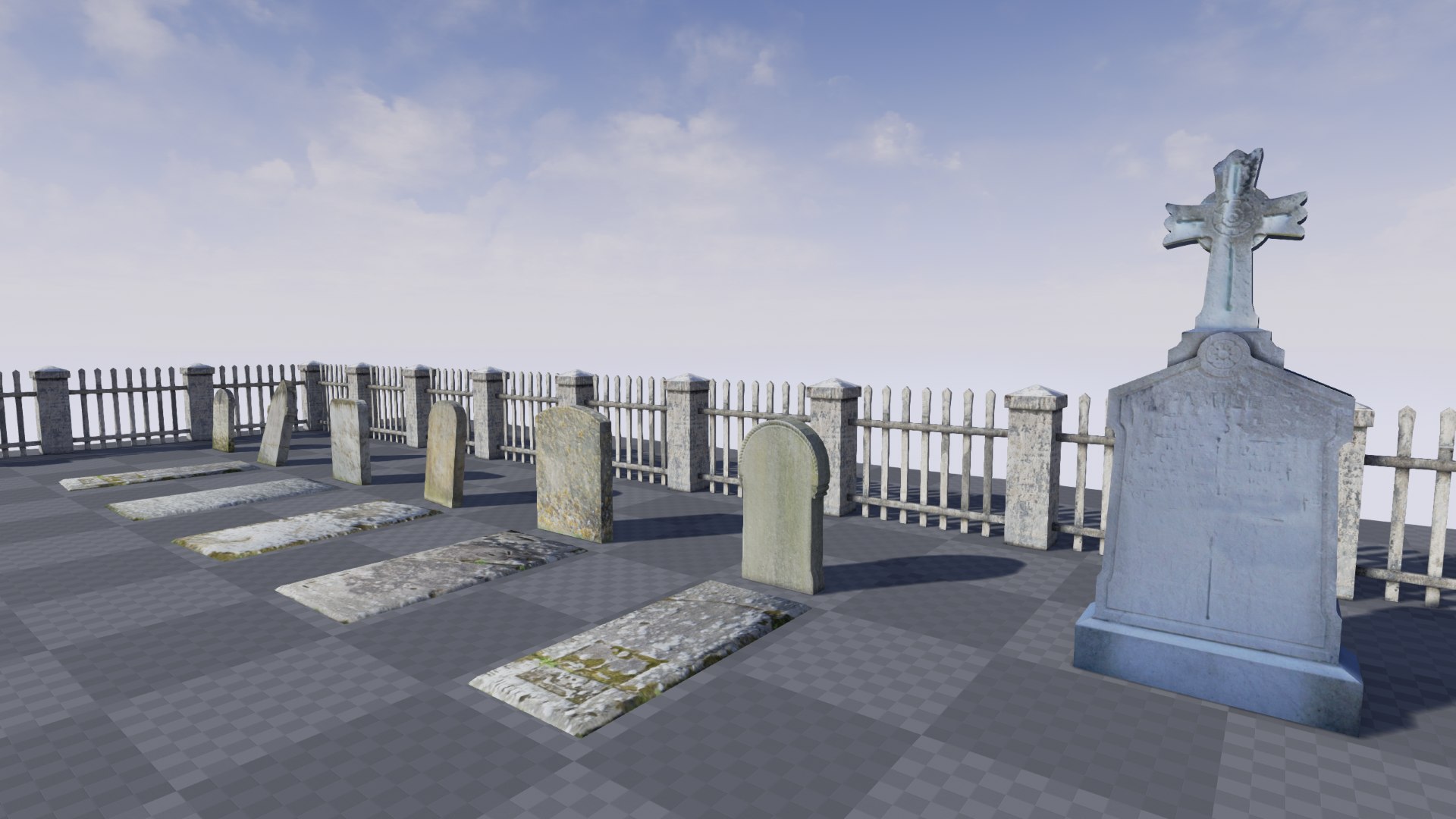 Graveyard - Ready 3d Model