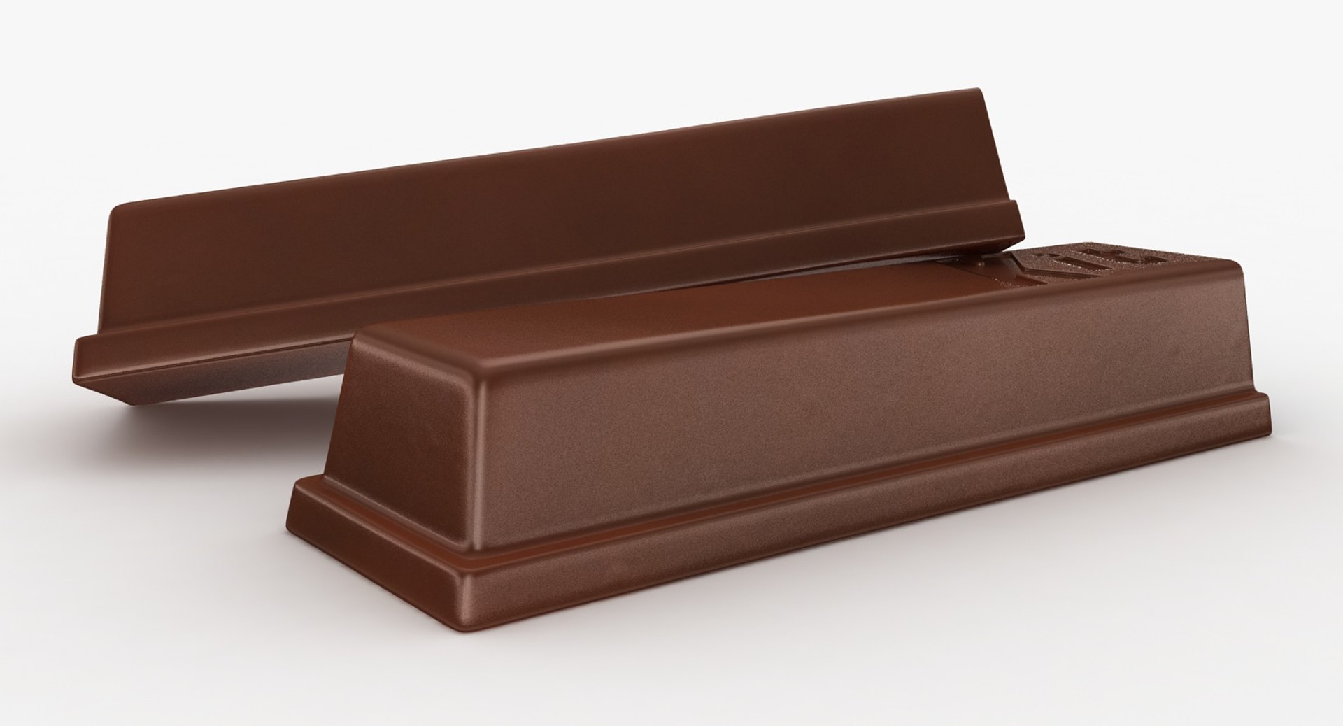 3d realistic broken kit kat model