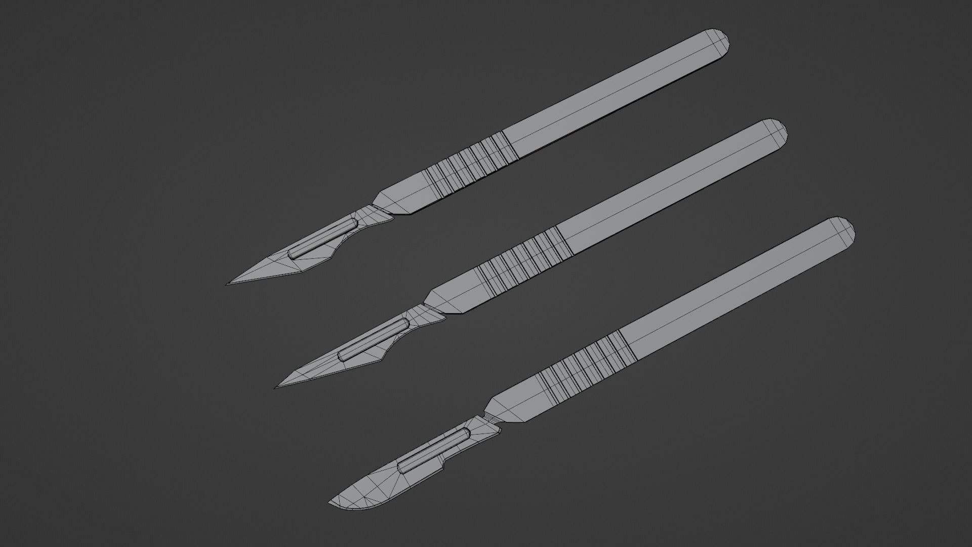 Scalpels 3D Model - TurboSquid 2169014