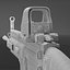 eotech 553 holographic weapon 3d model