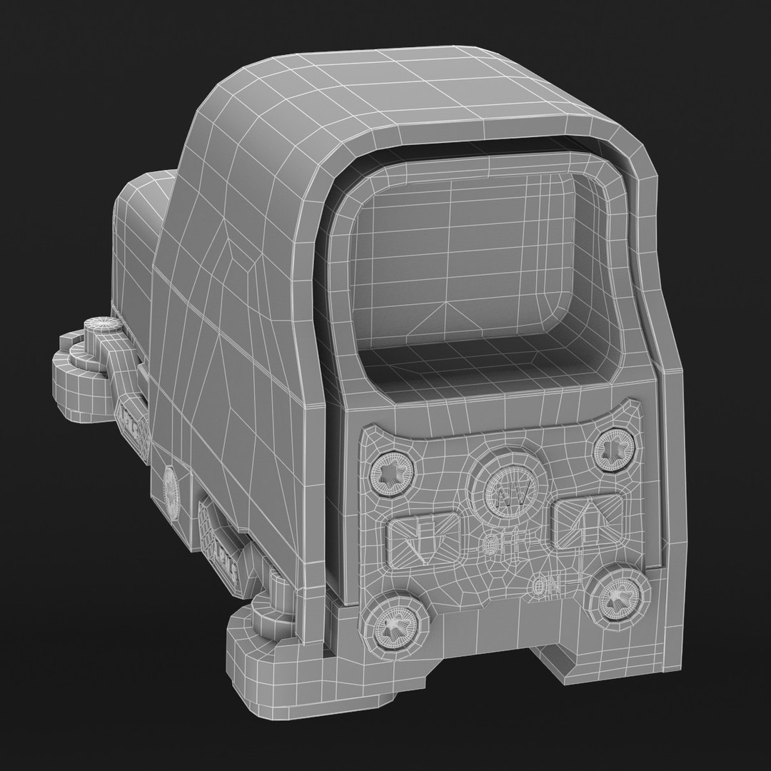 Eotech 553 Holographic Weapon 3d Model