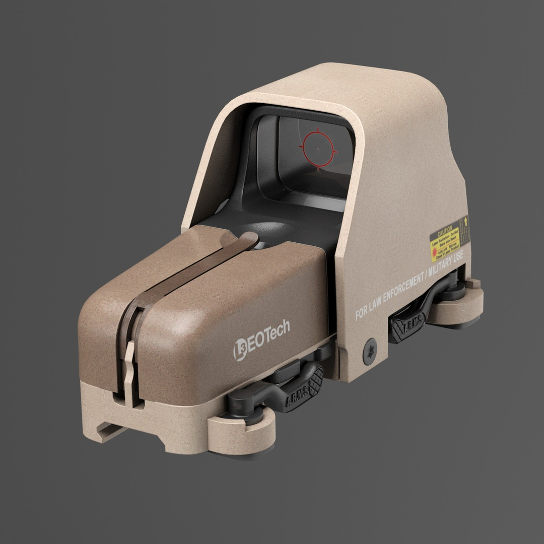 Eotech 553 Holographic Weapon 3d Model