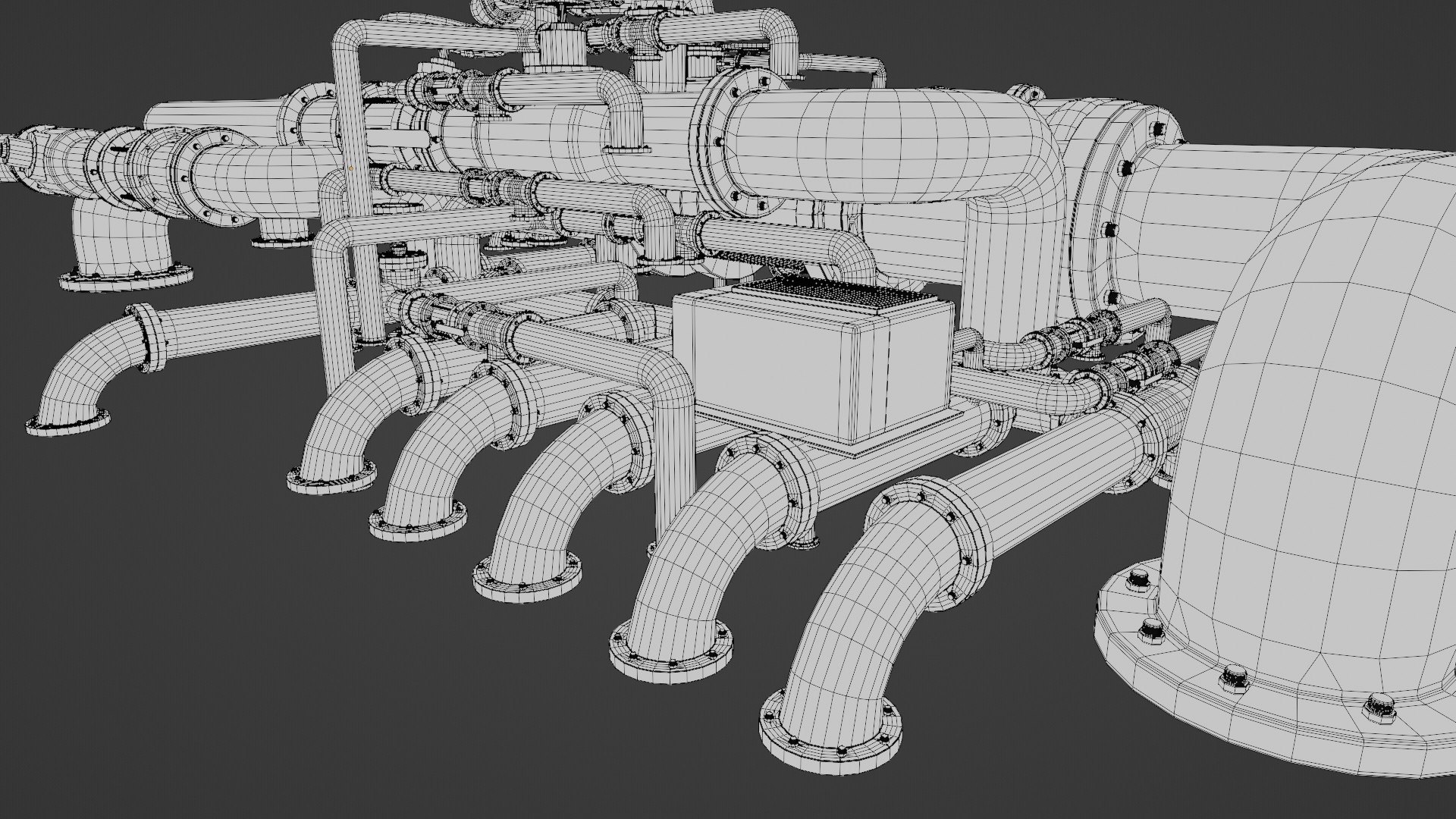 Industrial Pipes 3D Model - TurboSquid 1848458