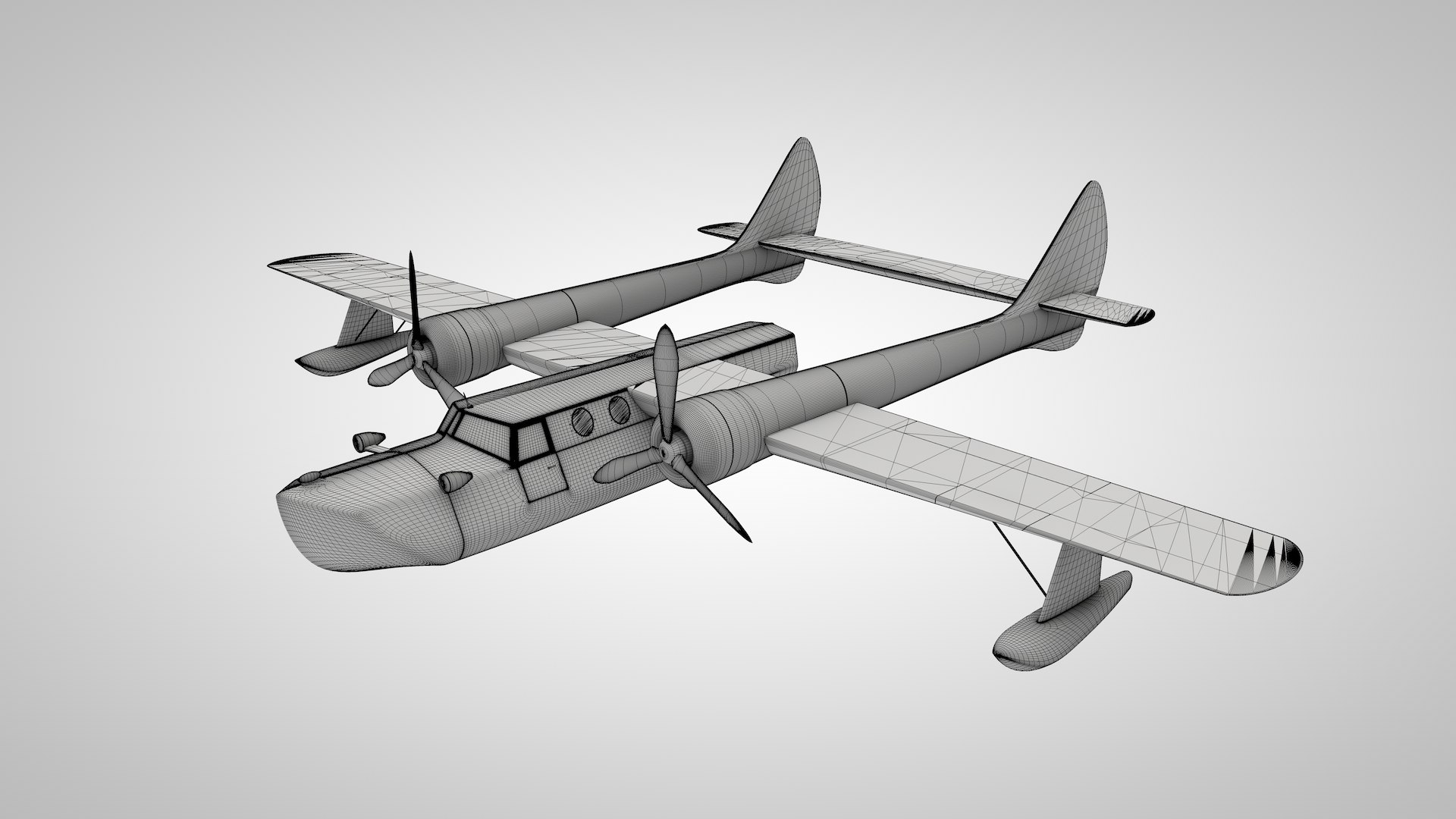 3D propeller plane airplane - TurboSquid 1614738