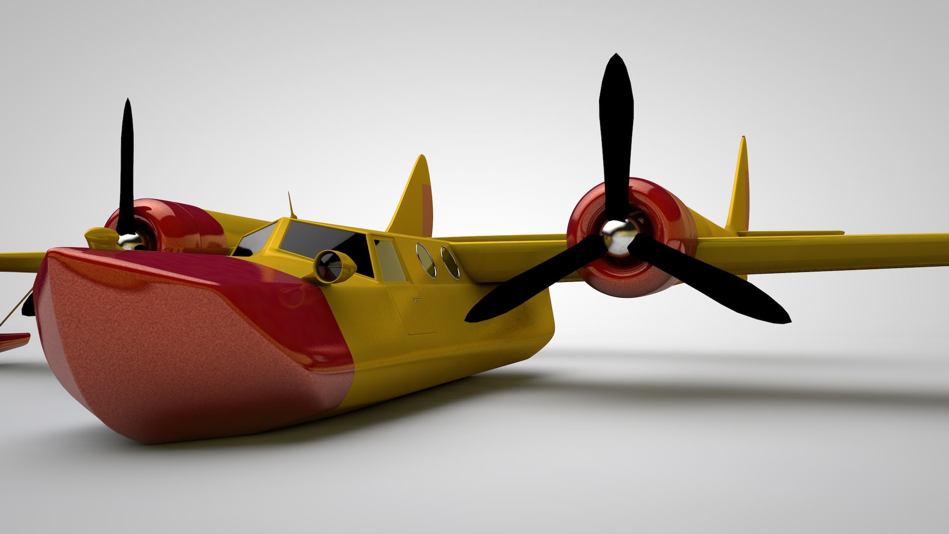 3D propeller plane airplane - TurboSquid 1614738