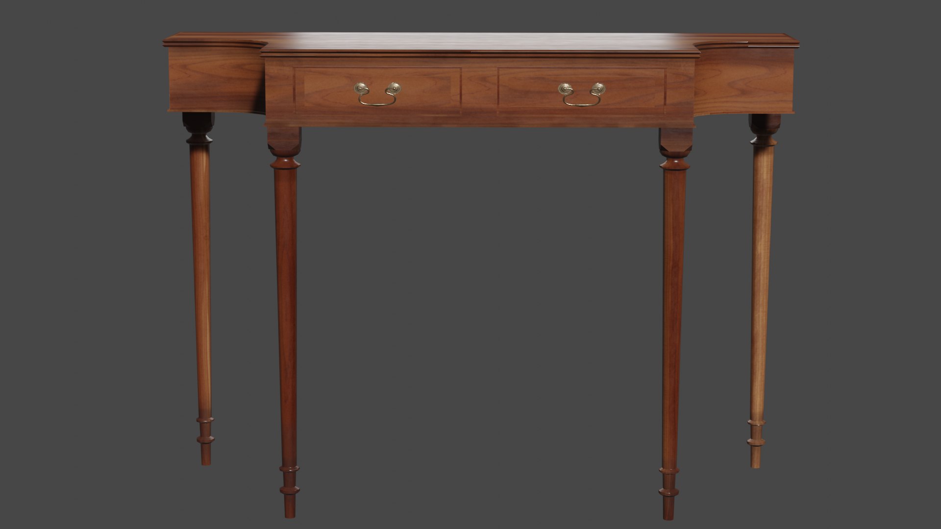 Wooden Wall Table 3D model - TurboSquid 2070585