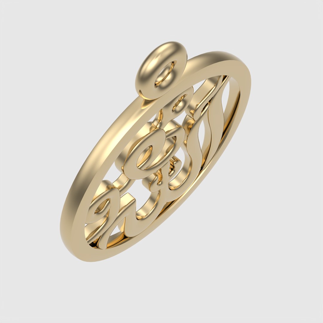 Timeless Faith Arabic Pendant JDBCo 3D Model - TurboSquid 2342828