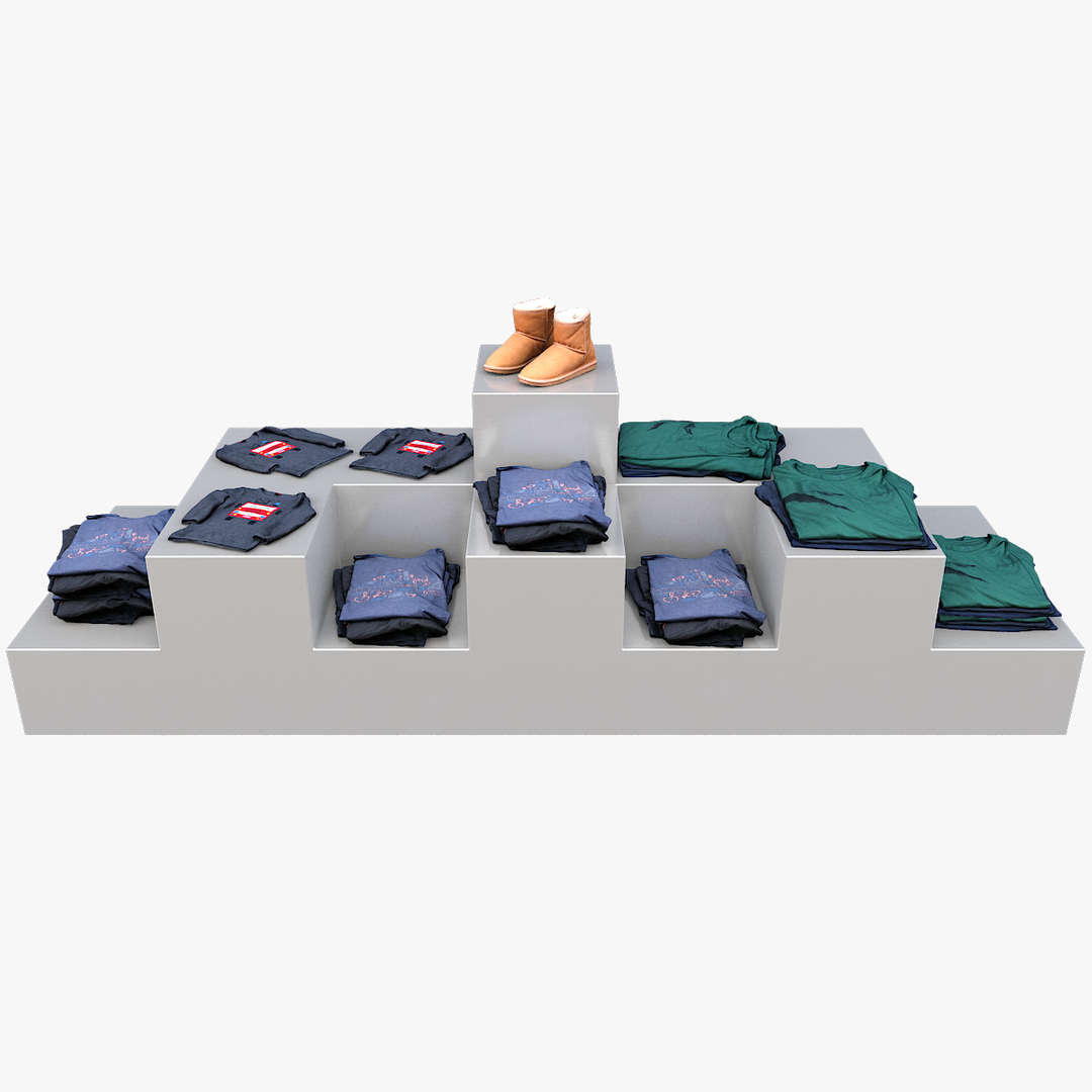 Clothes shopping 3D model - TurboSquid 1468215