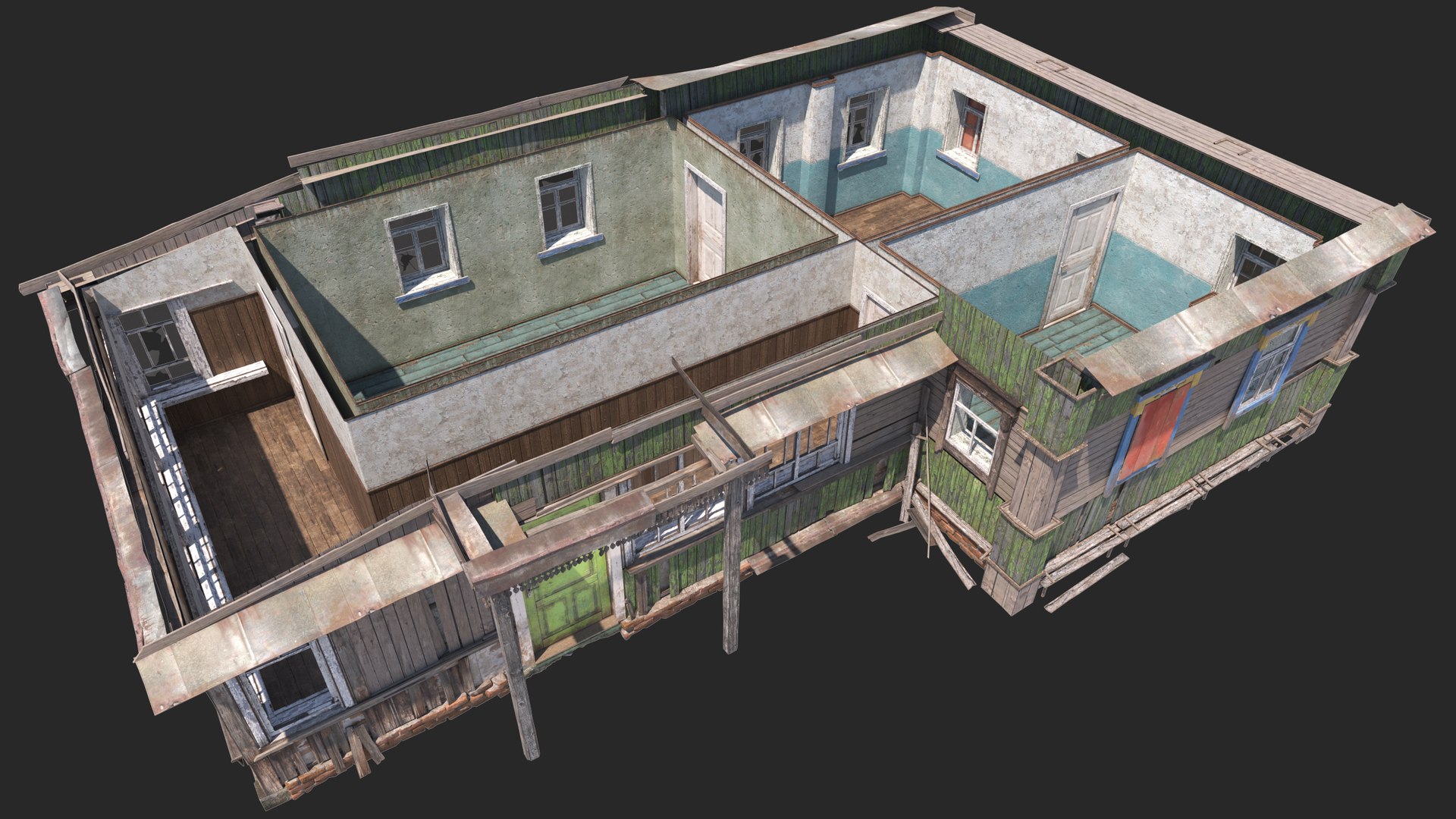 Chernobyl House 01 3D - TurboSquid 1725302