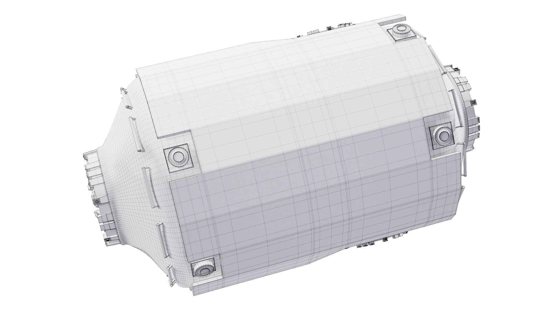 International Habitation Module - Lunar Gateway Station Component 3D ...