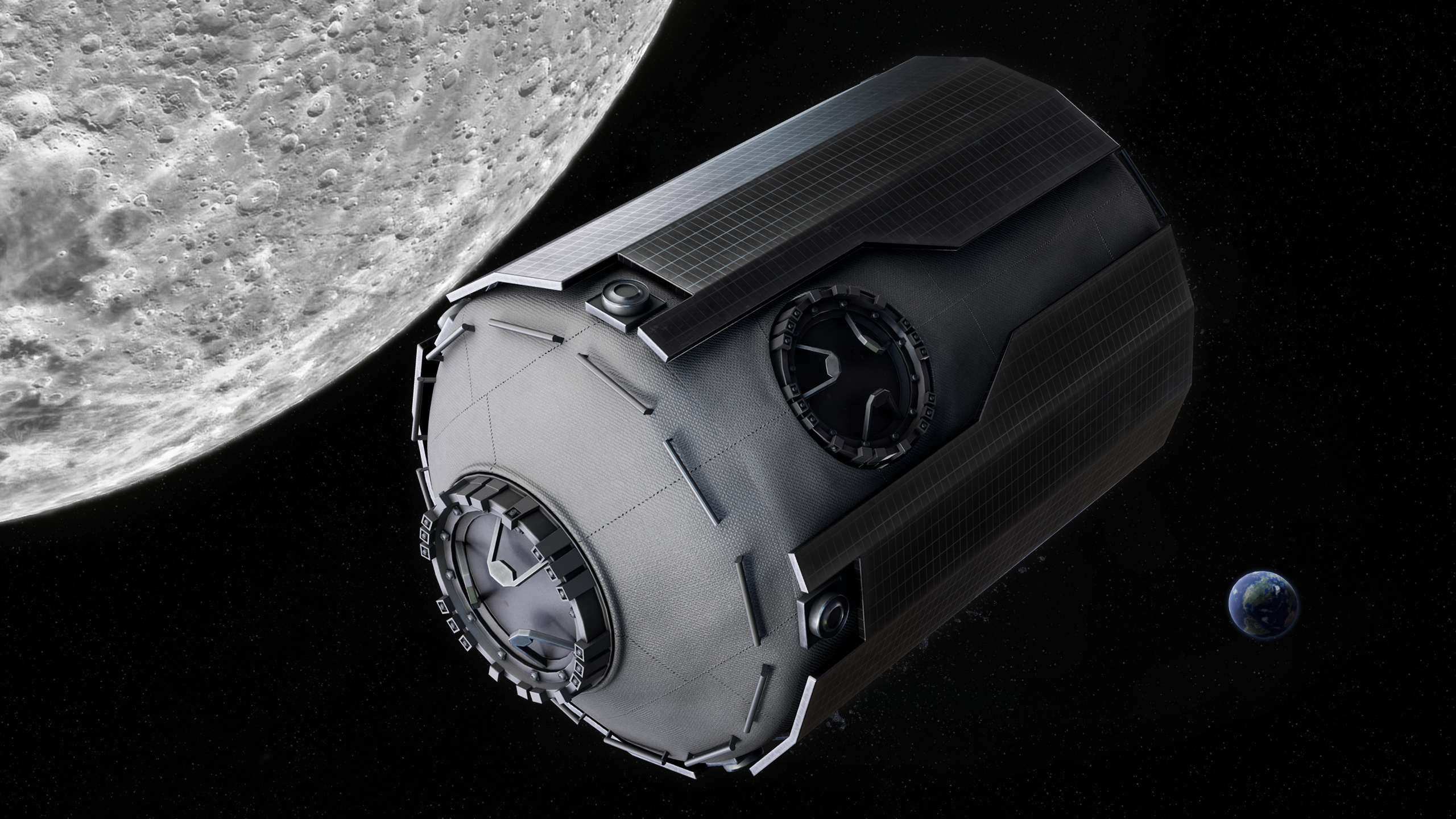 International Habitation Module - Lunar Gateway Station Component 3D ...