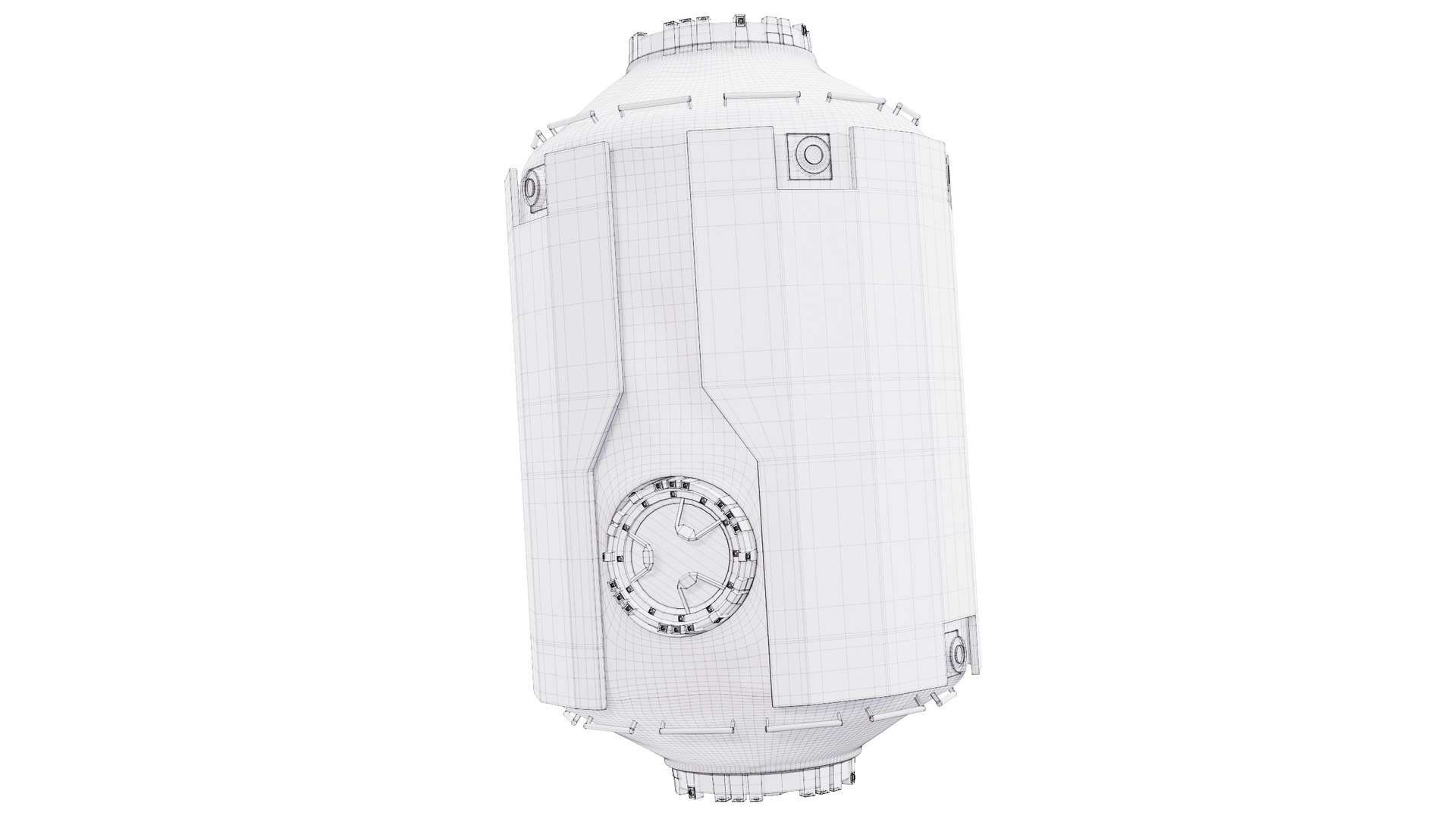 International Habitation Module - Lunar Gateway Station Component 3D ...