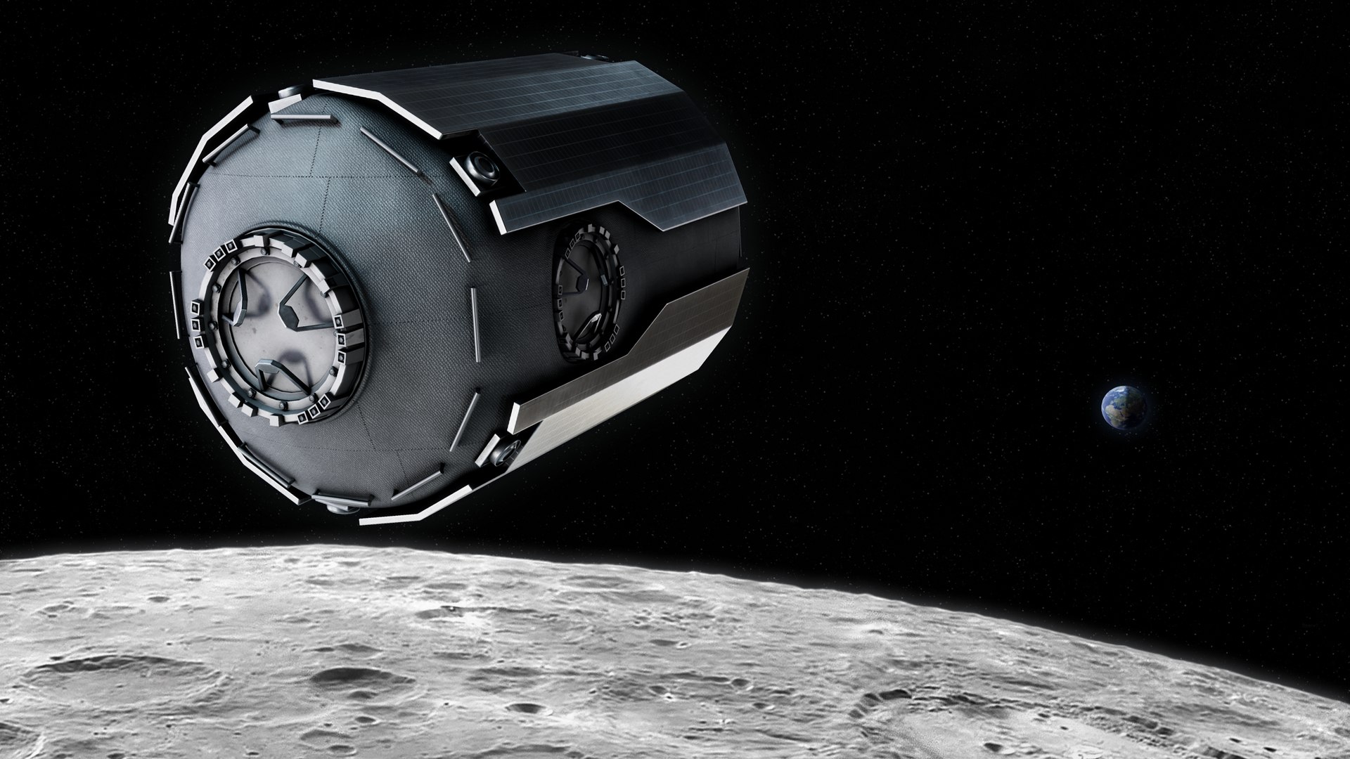 International Habitation Module - Lunar Gateway Station Component 3D ...