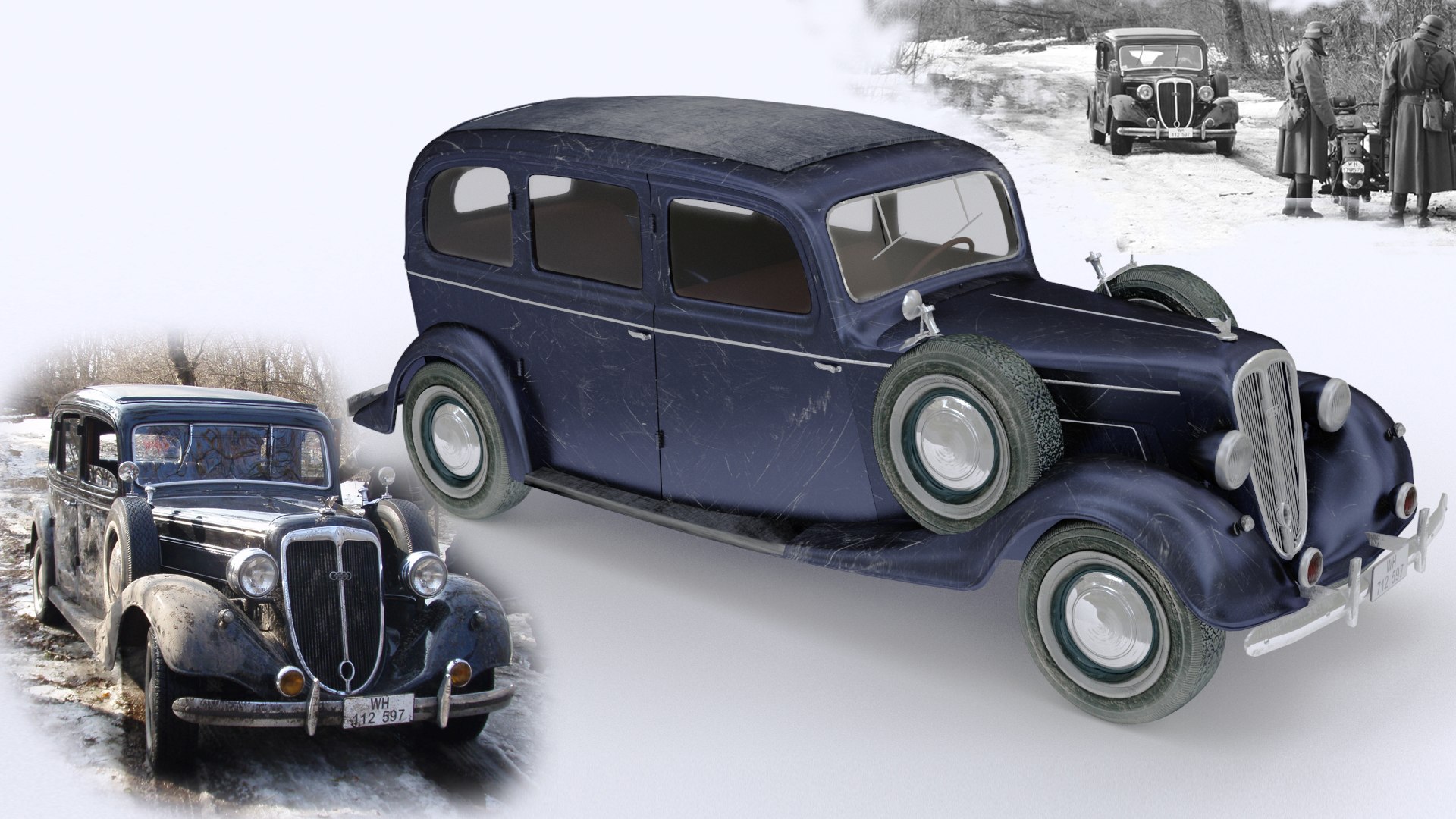 3D Wanderer 1937 AUDI - TurboSquid 1936214