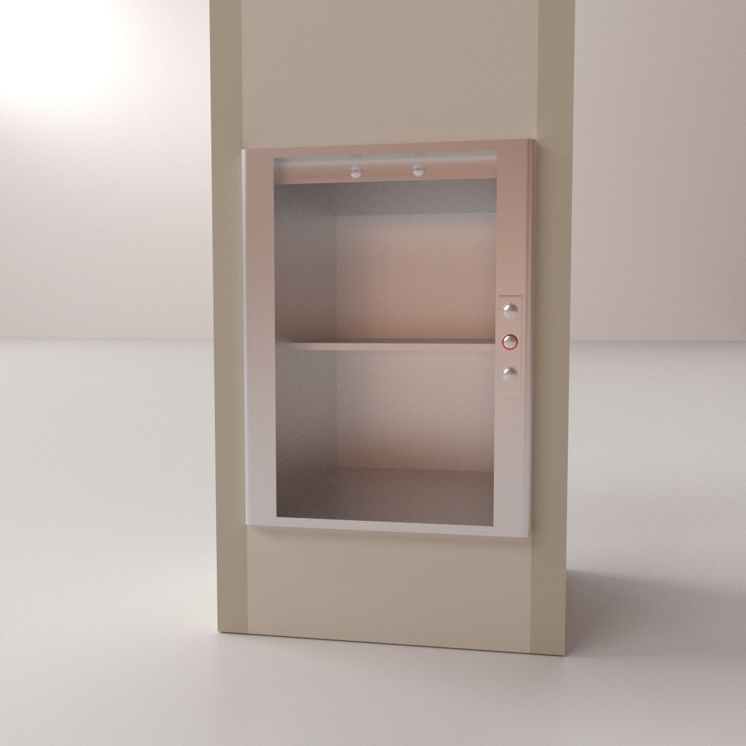 Dumbwaiter Model - TurboSquid 1807954