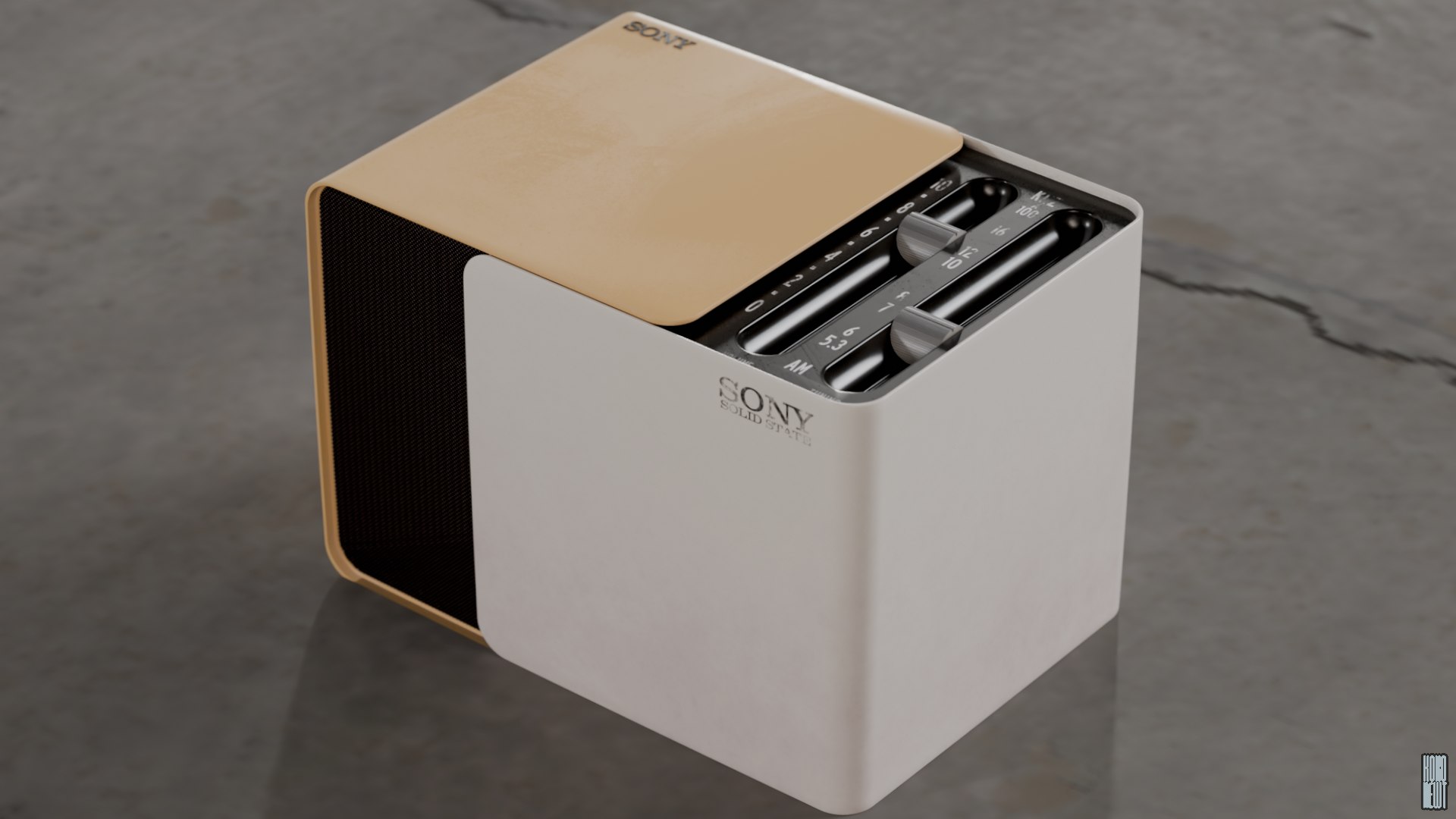 Sony TR-1825 3D Model - TurboSquid 2283844