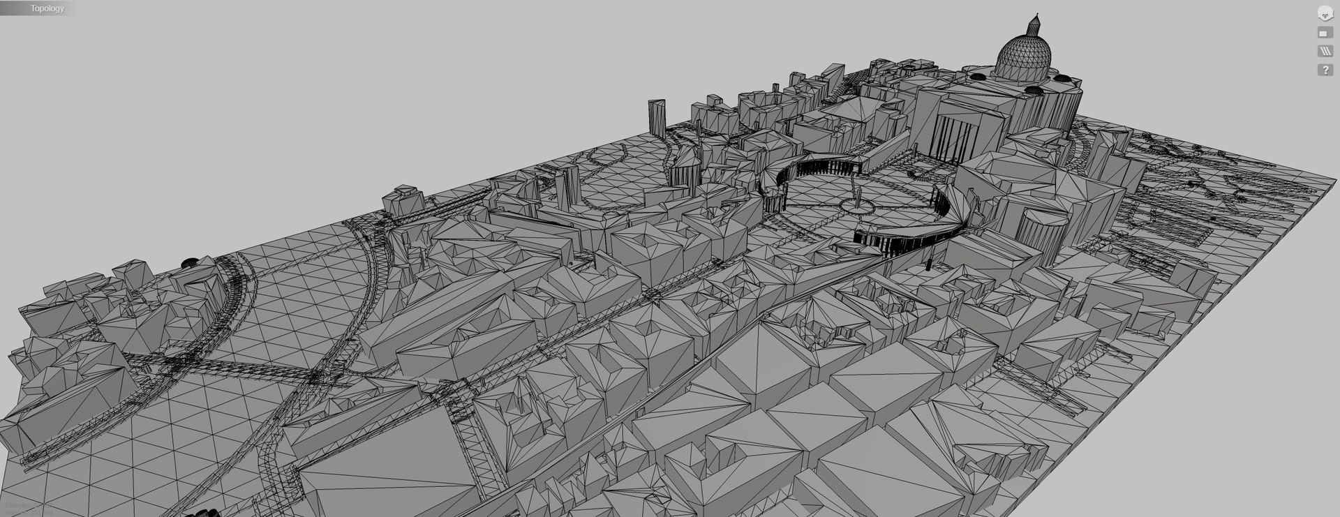 St Peters Square Vatican 3D Model - TurboSquid 2346099