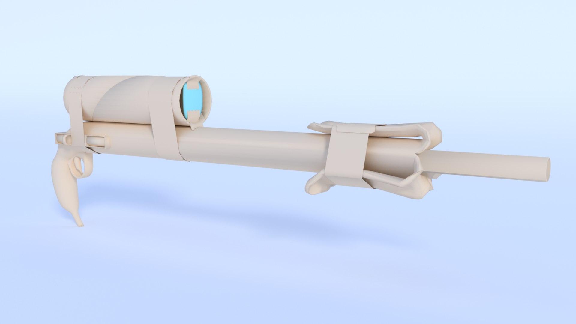 Free 3D Gun Banana Model - TurboSquid 1382321