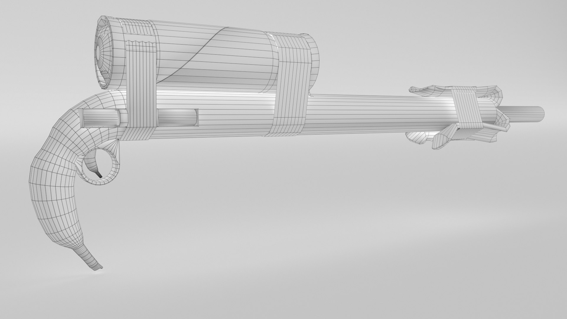 Free 3D Gun Banana Model - TurboSquid 1382321