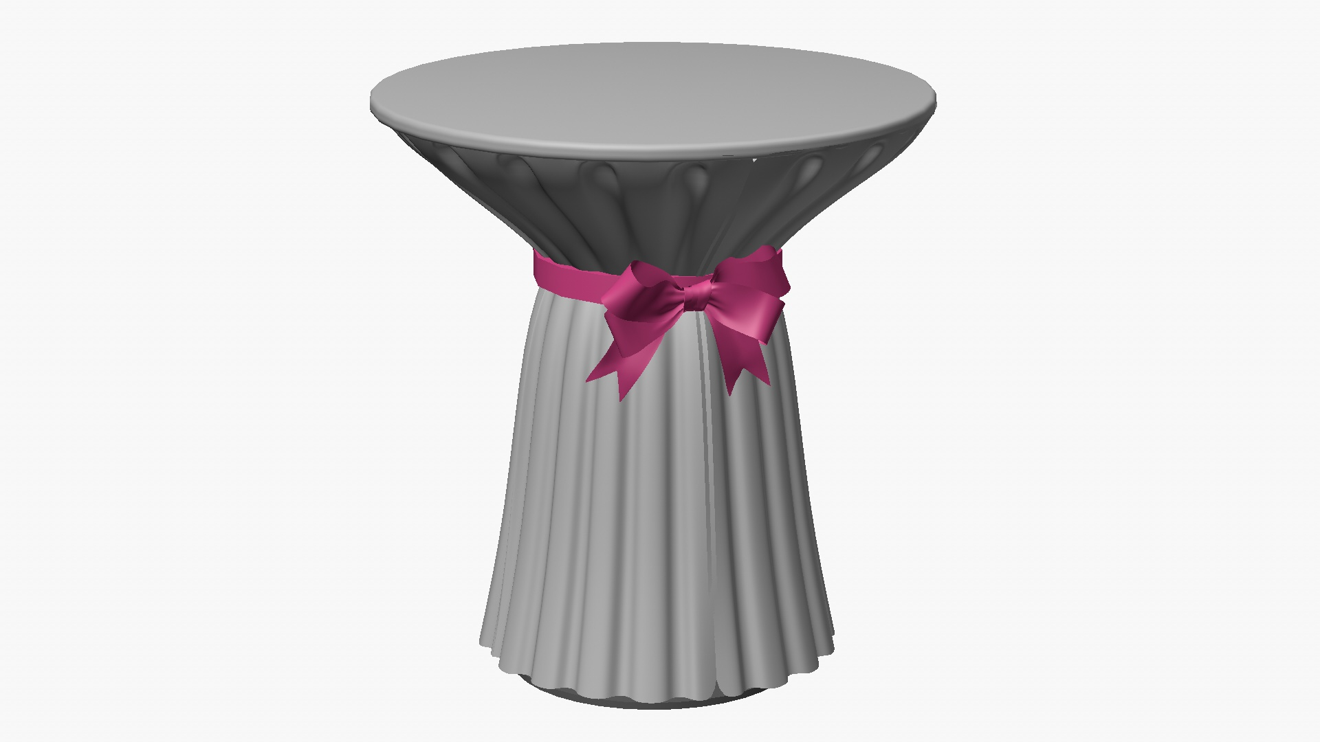 3D Table Pink Ribbon - TurboSquid 2106560