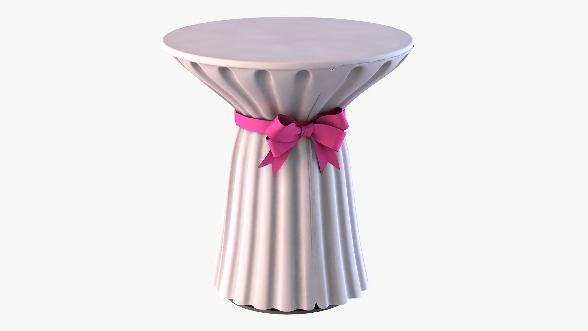 3D Table Pink Ribbon - TurboSquid 2106560