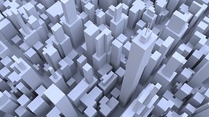 3d Model Dallas Cityscape