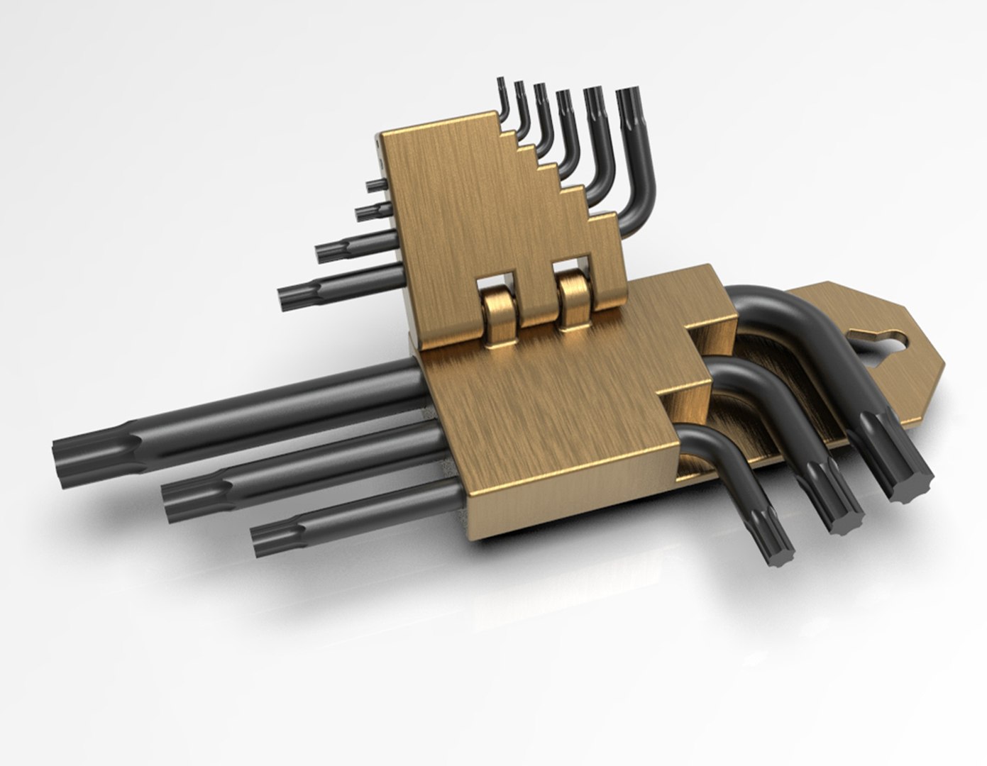 3D Model Torx Key Set - TurboSquid 1835115