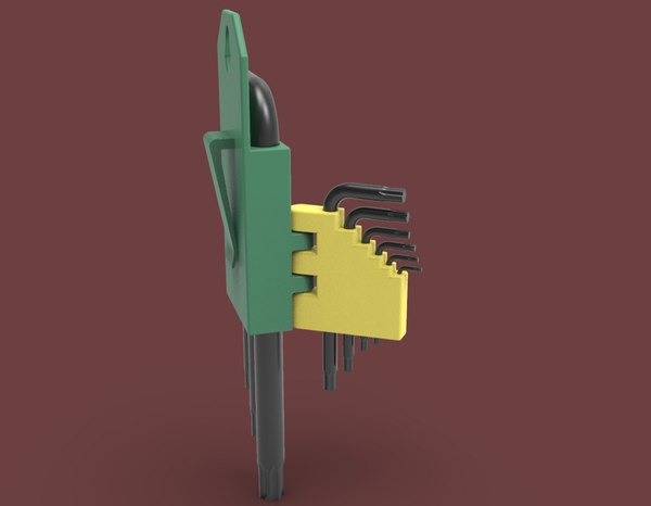 3D model Torx Key Set - TurboSquid 1835115