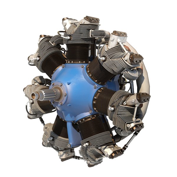 modèle 3D de Radial Aircraft Engines Continental W670 - TurboSquid 2012290